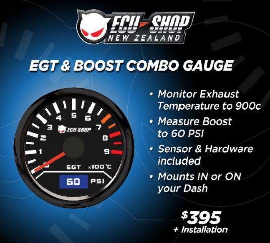 60PSI Boost / EGT Gauge – South Pacific Turbochargers