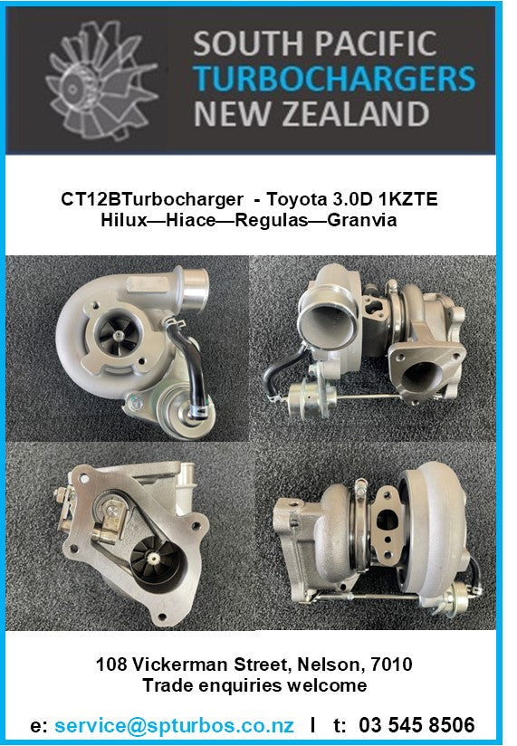 CT12B Turbo - Toyota 1KZ-TE Powered Hilux / Hiace / Granvia / Regulas ...