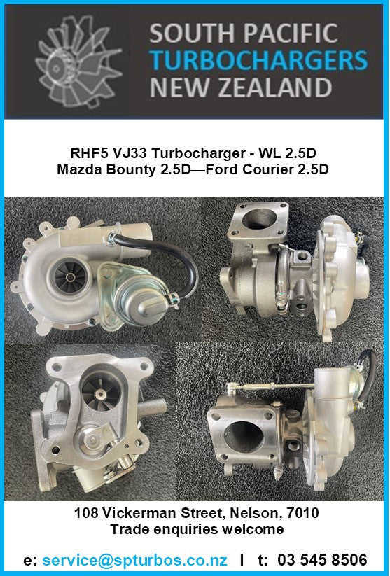 Mazda Bounty / Ford Courier WL 2.5D RHF5 VJ33 Turbo – South Pacific ...