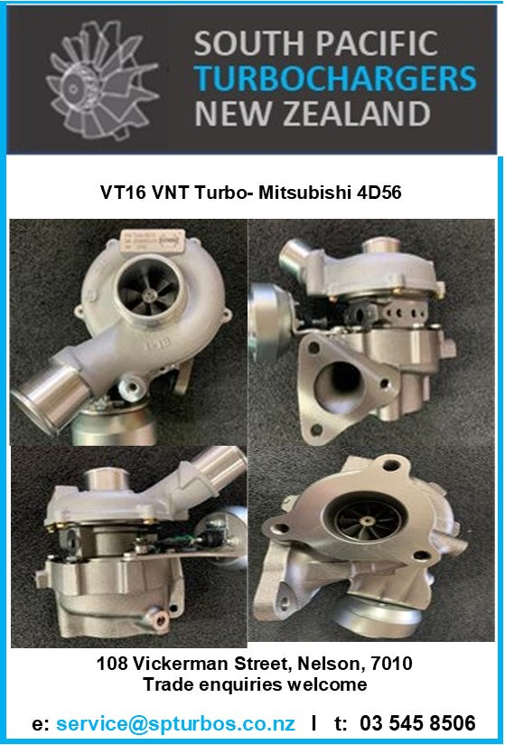 Mitsubishi 4D56T VT16 Turbo VNT – South Pacific Turbochargers